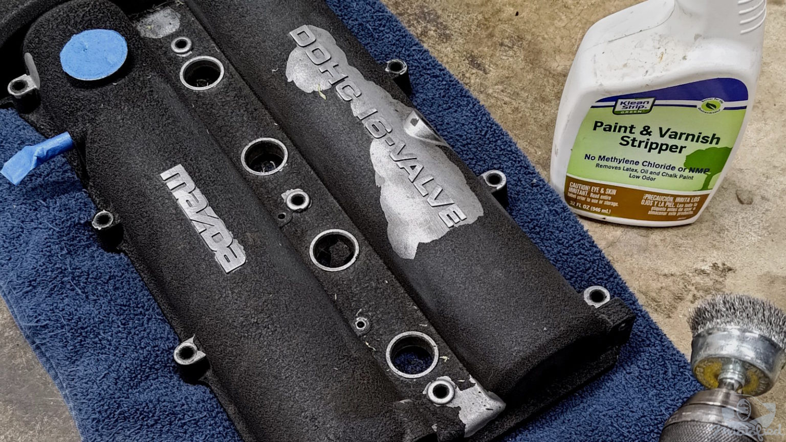Wrinkle Painted Valve Cover Attempt #2 - Miatafied